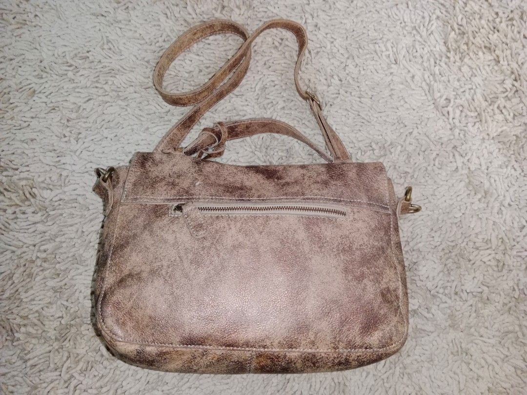 Original ENSOEN Vintage Genuine Leather Satchel / Messenger Bag, Luxury ...
