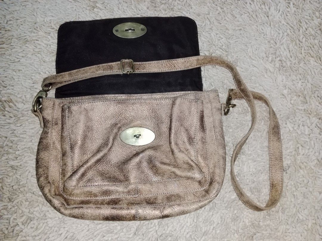 Original ENSOEN Vintage Genuine Leather Satchel / Messenger Bag, Luxury ...