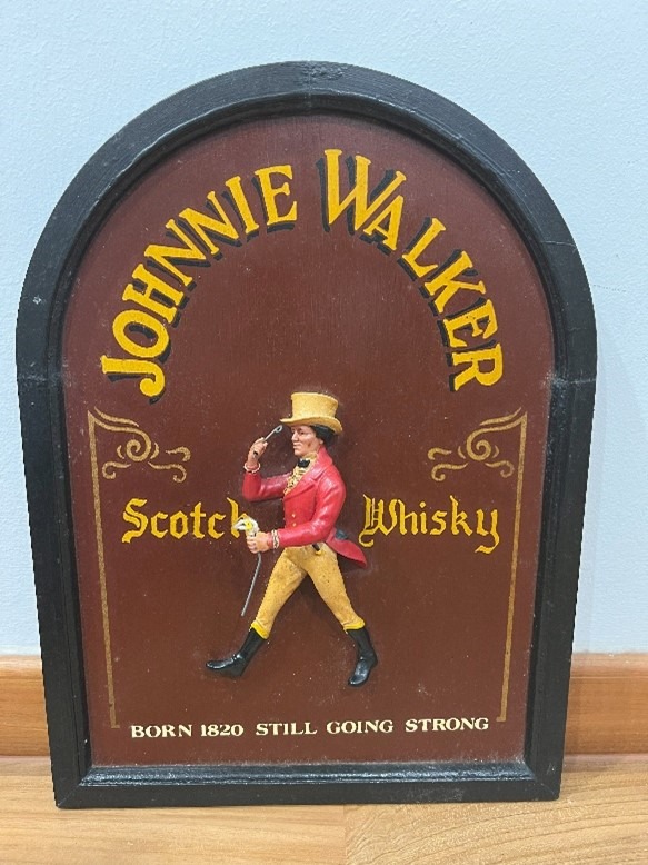 Original Johnnie Walker Wooden Sign, Hobbies & Toys, Memorabilia ...