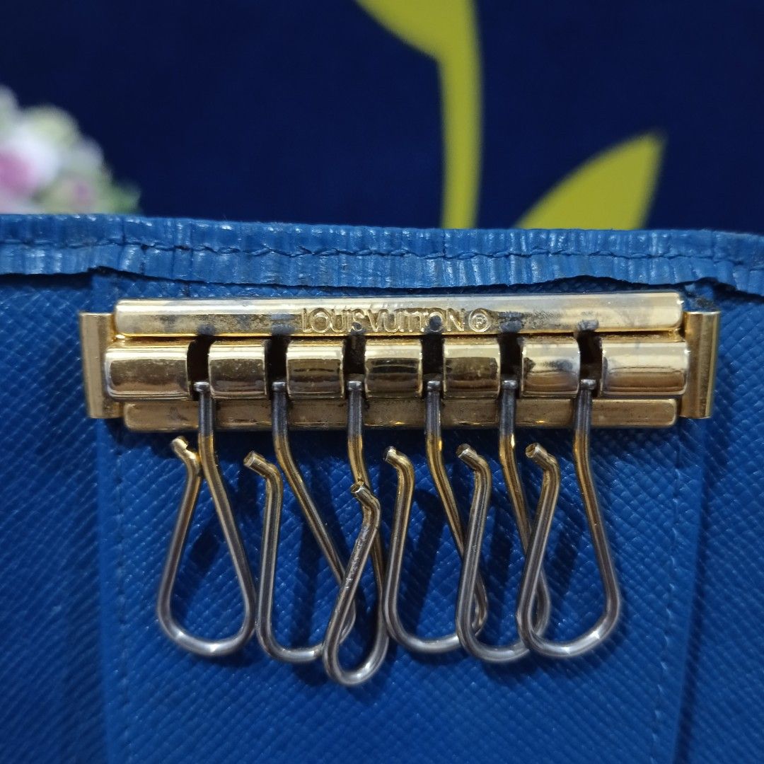 ORIGINAL LV EPI BLUE KEYHOLDER, Luxury, Bags & Wallets on Carousell