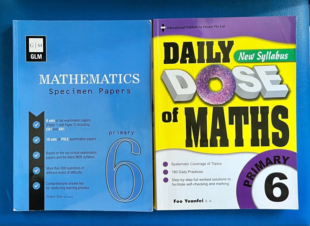 P5 & P6 Math Assessment Books / PSLE Maths Revision Guide, Hobbies ...