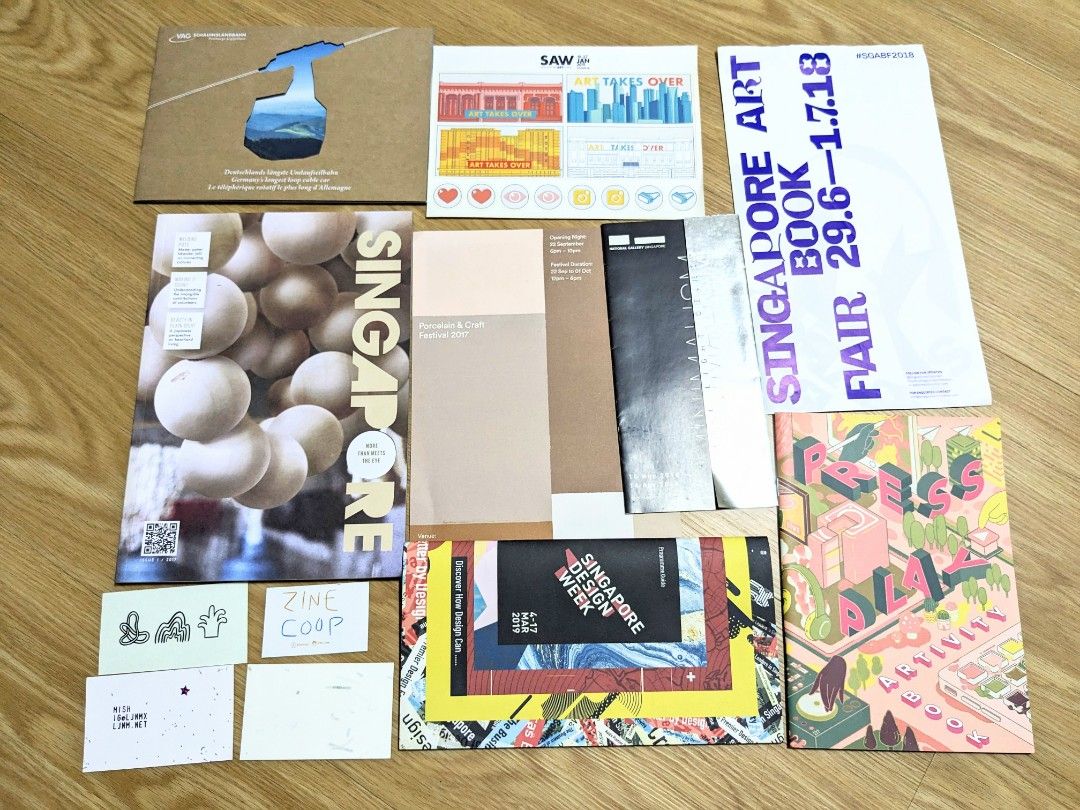 Pack: Old design Zines // Pamphlets // flyers from Y2018, Hobbies ...