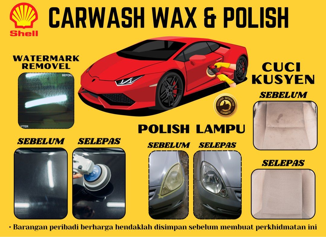 Perkhidmatan Cuci Kereta Murah-murah, Furniture & Home Living, Cleaning ...