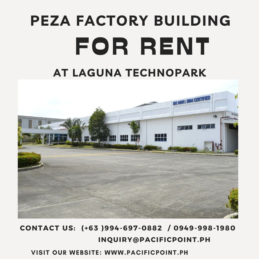 Peza factory building for rent at Laguna Technopark, Property, Rentals ...