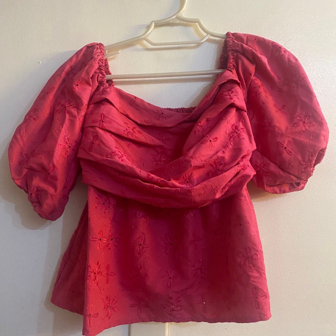 PLUS SIZE BARBIE PUFF SLEEVES, Women's Fashion, Tops, Blouses on Carousell