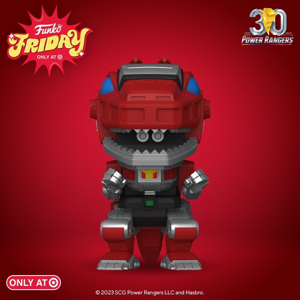 [PO] Power Rangers 30th Anniversary Pop! Vinyl Figures - T-Rex Dinozord ...