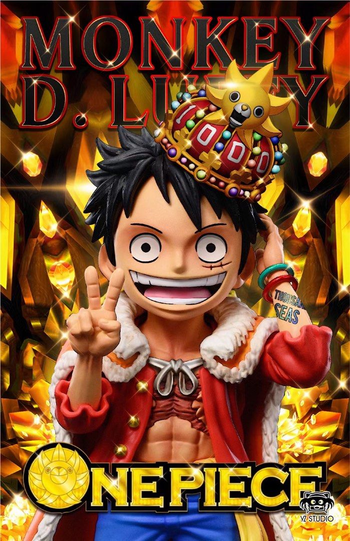 [PO] One Piece|Crown Luffy, Hobbies & Toys, Toys & Games on Carousell