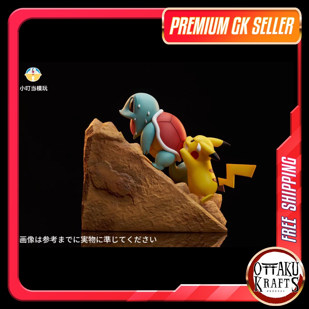 Pokemon | Pikachu X Squirtle | Xiao Ding Dang Studio | 【FREE Shipping ...