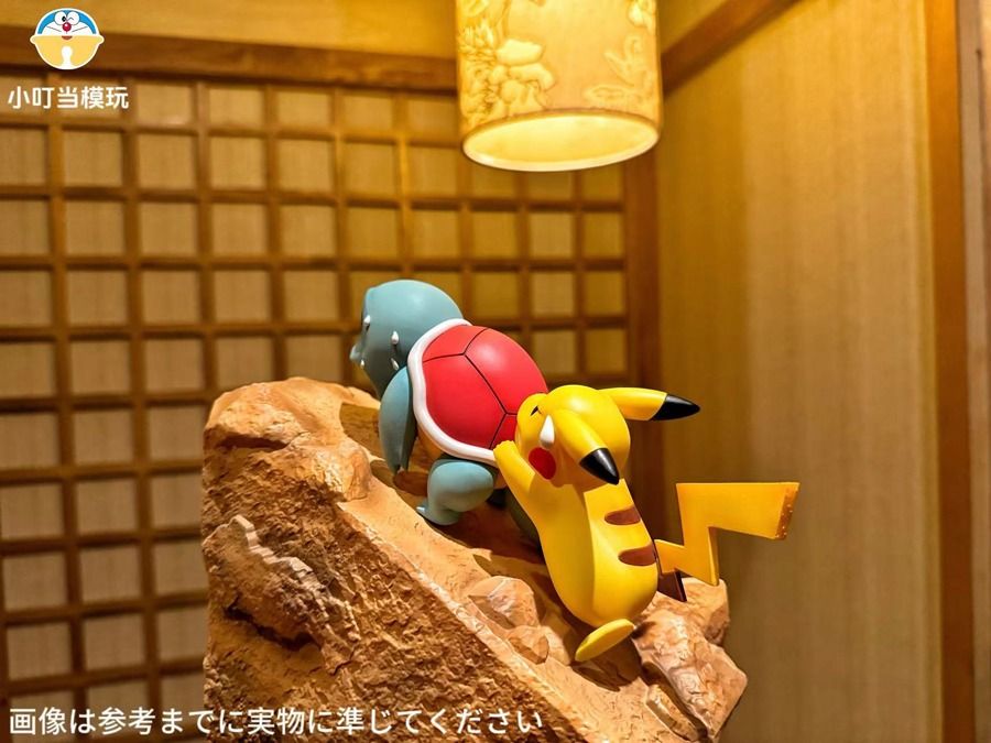 Pokemon | Pikachu X Squirtle | Xiao Ding Dang Studio | 【FREE Shipping ...