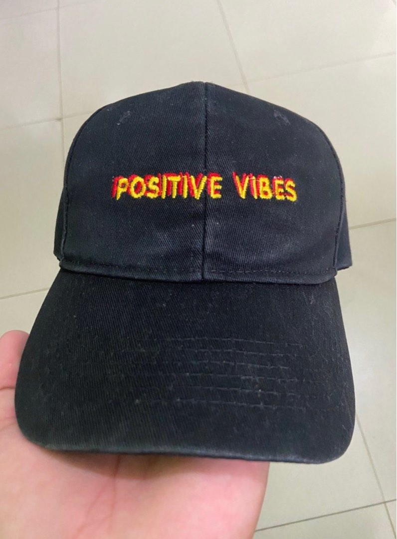 Positive Vibes Dadhat, Men's Fashion, Watches & Accessories, Caps ...