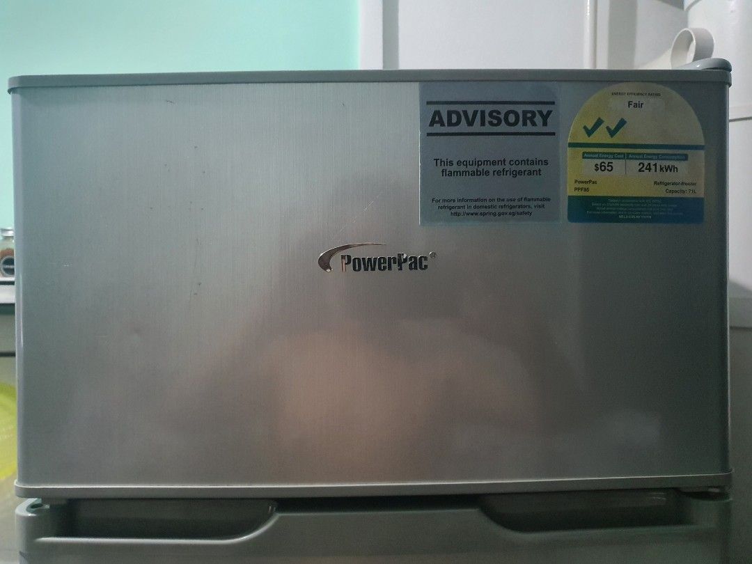 PowerPac 2 Door 71L Fridge, TV & Home Appliances, Kitchen Appliances ...