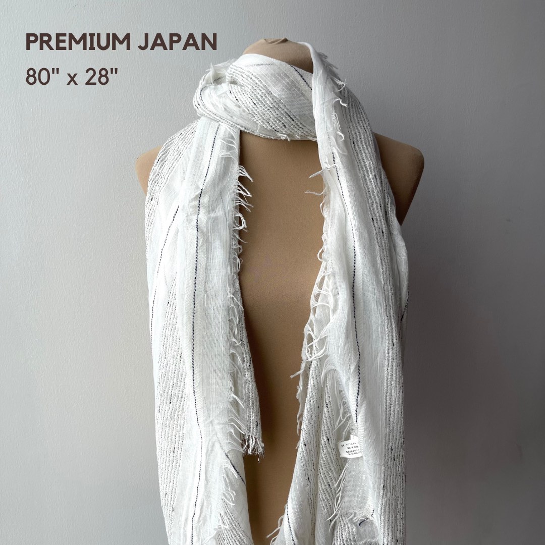 Premium Japanese Light Scarf, Women's Fashion, Watches & Accessories ...