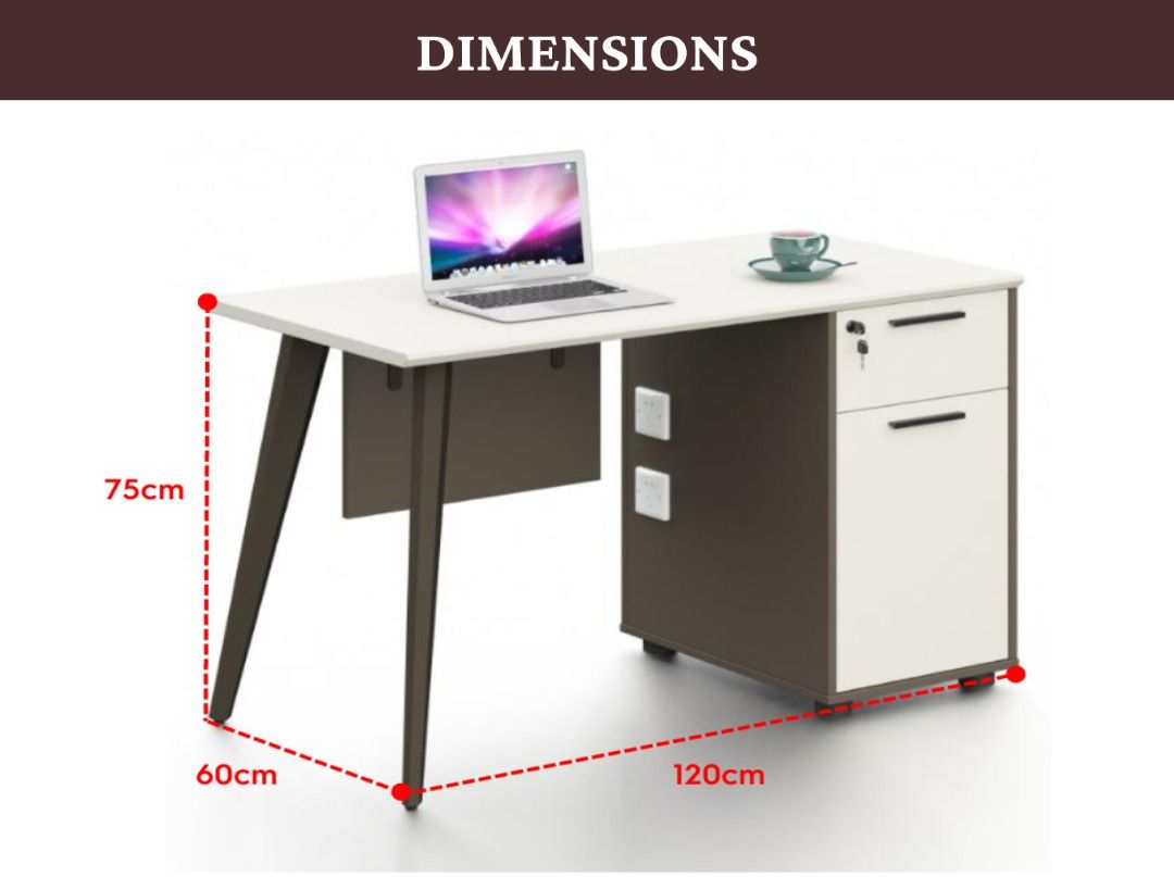 [Pre-Order] Modern Office Table Desk, Executive Manager Desk, Staff ...