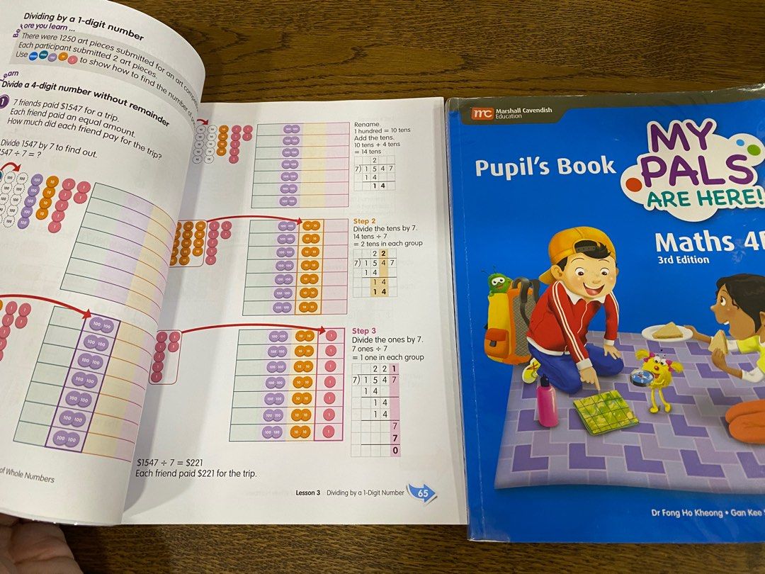 Primary 4 Maths Textbooks, Hobbies & Toys, Books & Magazines, Textbooks ...