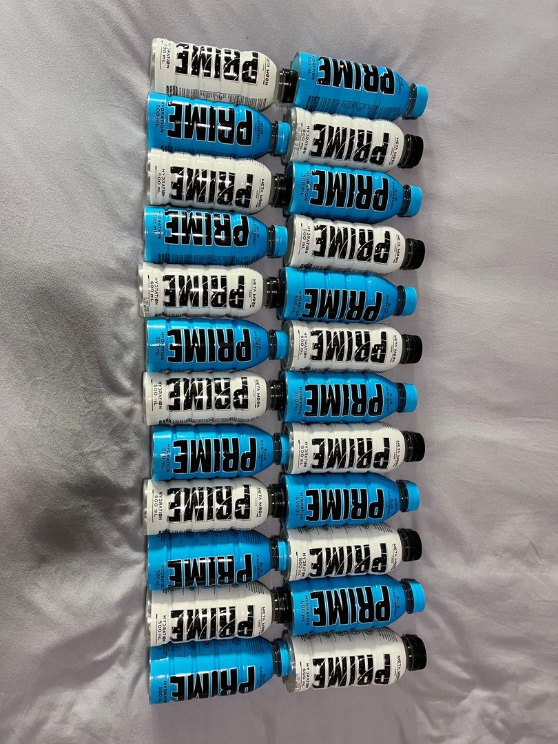 Prime Meta Moon and Blue Raspberry, Health & Nutrition, Health ...