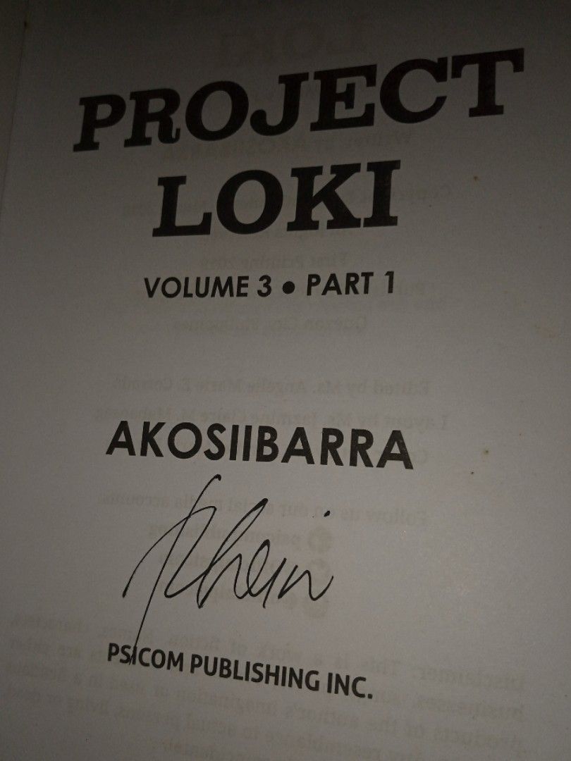 Project Loki by akosiibarra, Hobbies & Toys, Books & Magazines, Fiction ...