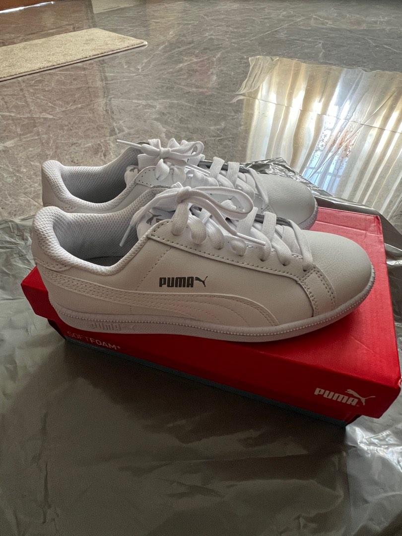 Puma Smash Leather Trainers, Women's Fashion, Footwear, Sneakers on ...