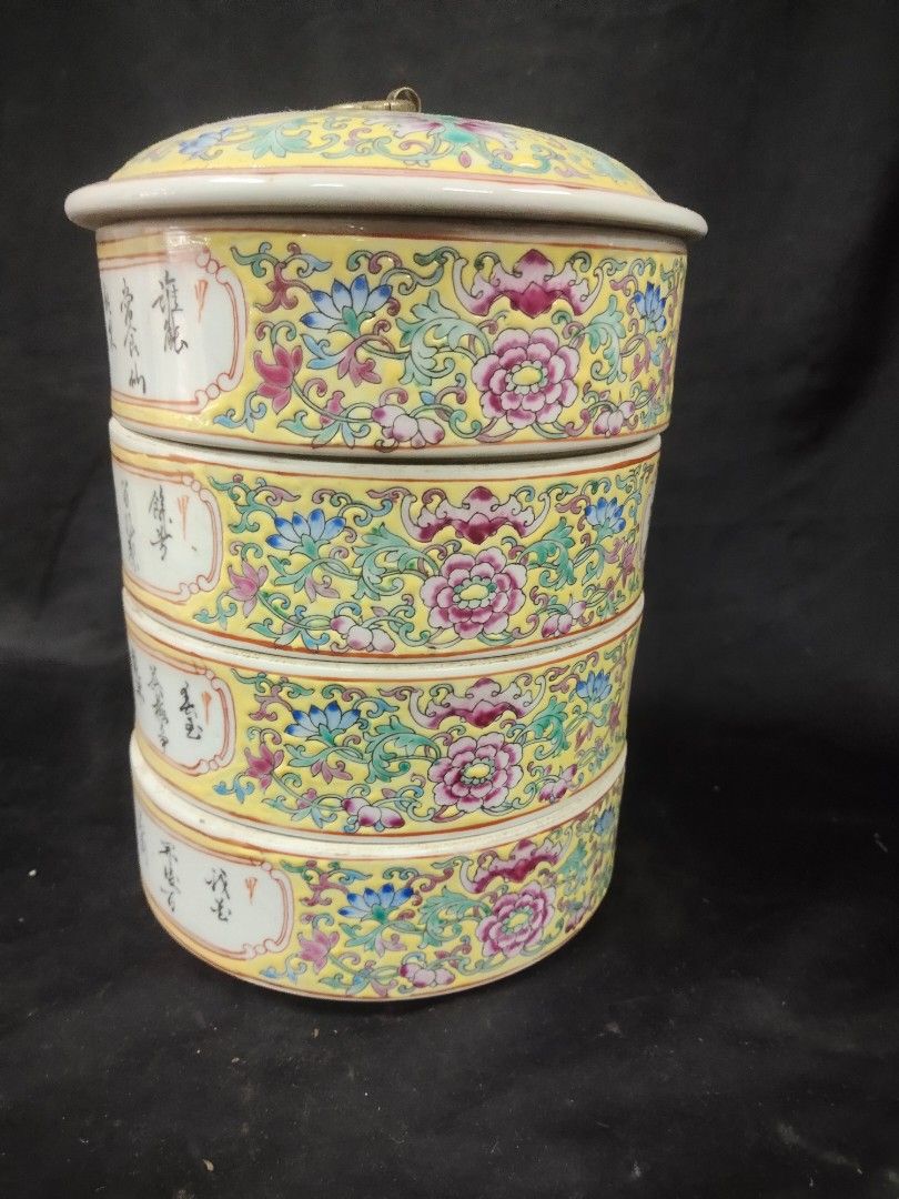 Rantang procelain, Antik, Pajangan di Carousell