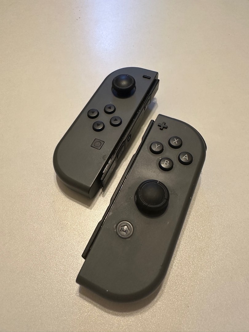 Rare Nintendo Grey Joycon, Video Gaming, Gaming Accessories ...