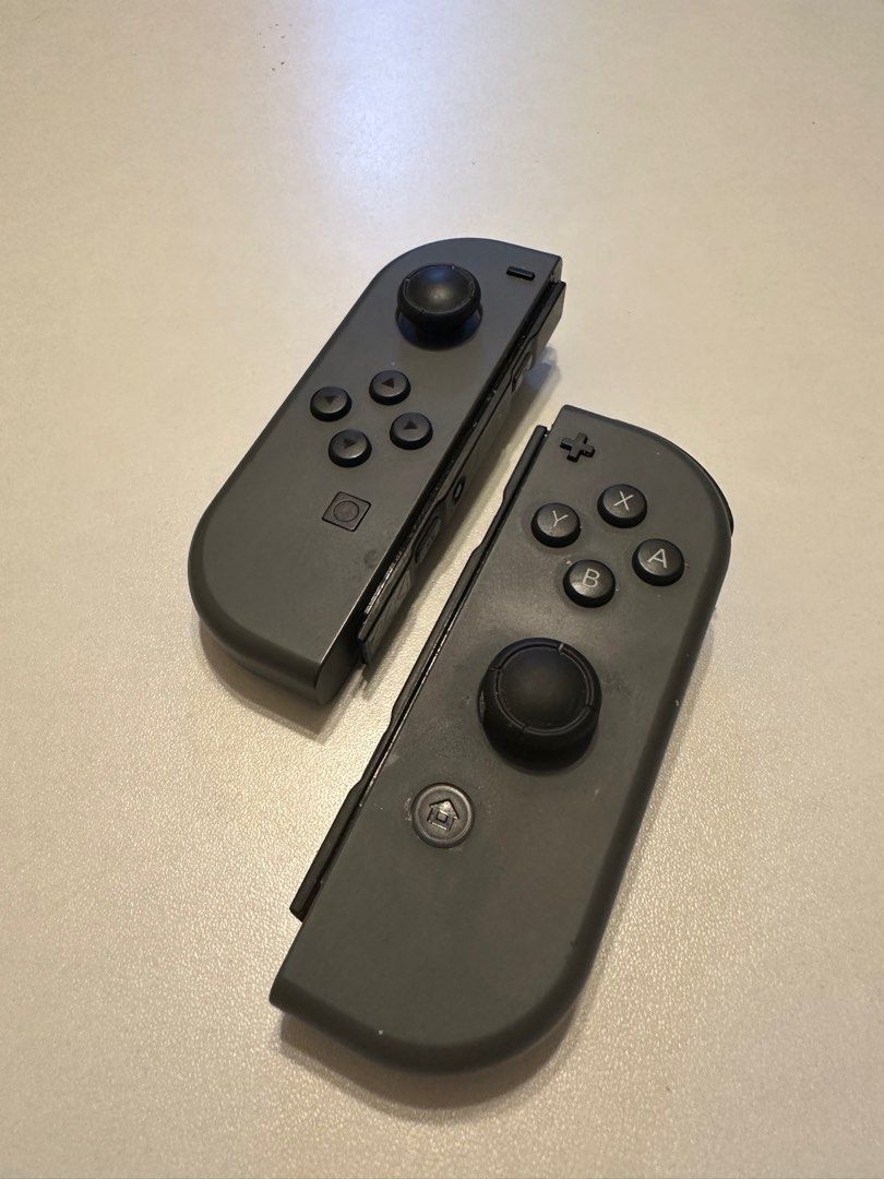 Rare Nintendo Grey Joycon, Video Gaming, Gaming Accessories ...