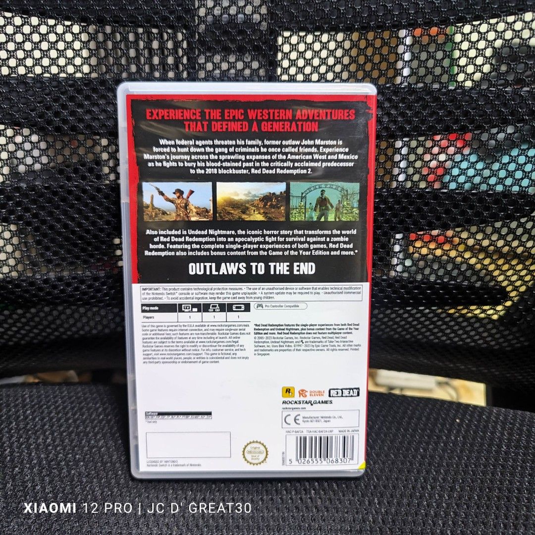 Red Dead Redemption Switch Game, Video Gaming, Video Games, Nintendo on ...
