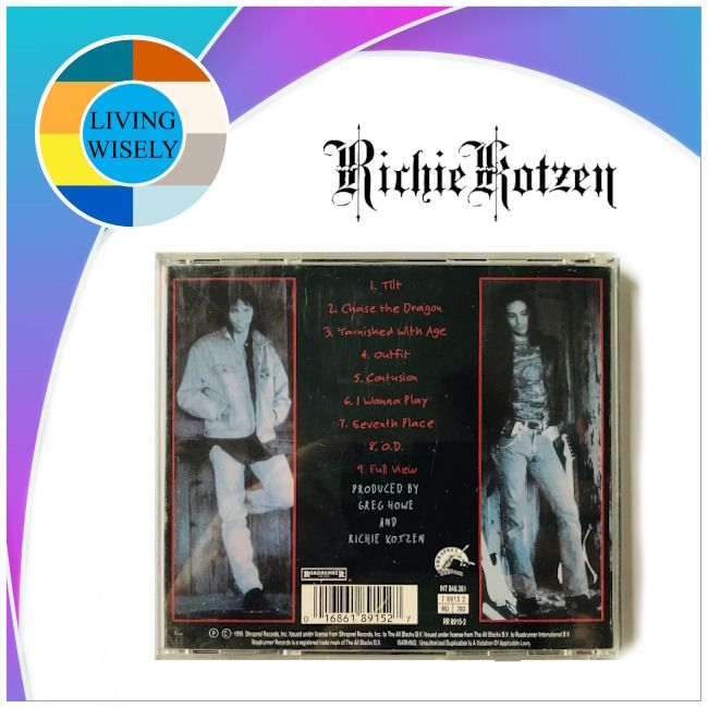 Richie Kotzen and Greg Howe Tilt Music Album CD, Hobbies & Toys, Music & Media, CDs & DVDs on ...