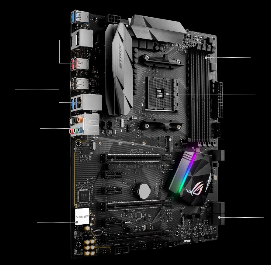 ROG STRIX B350-F GAMING, Computers & Tech, Parts & Accessories ...