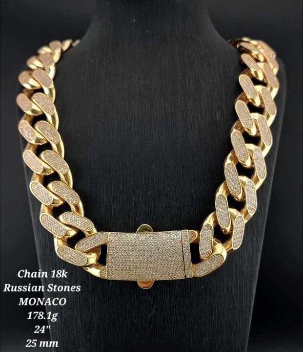 Russian Stones Monaco Chain Necklace, Women's Fashion, Jewelry ...