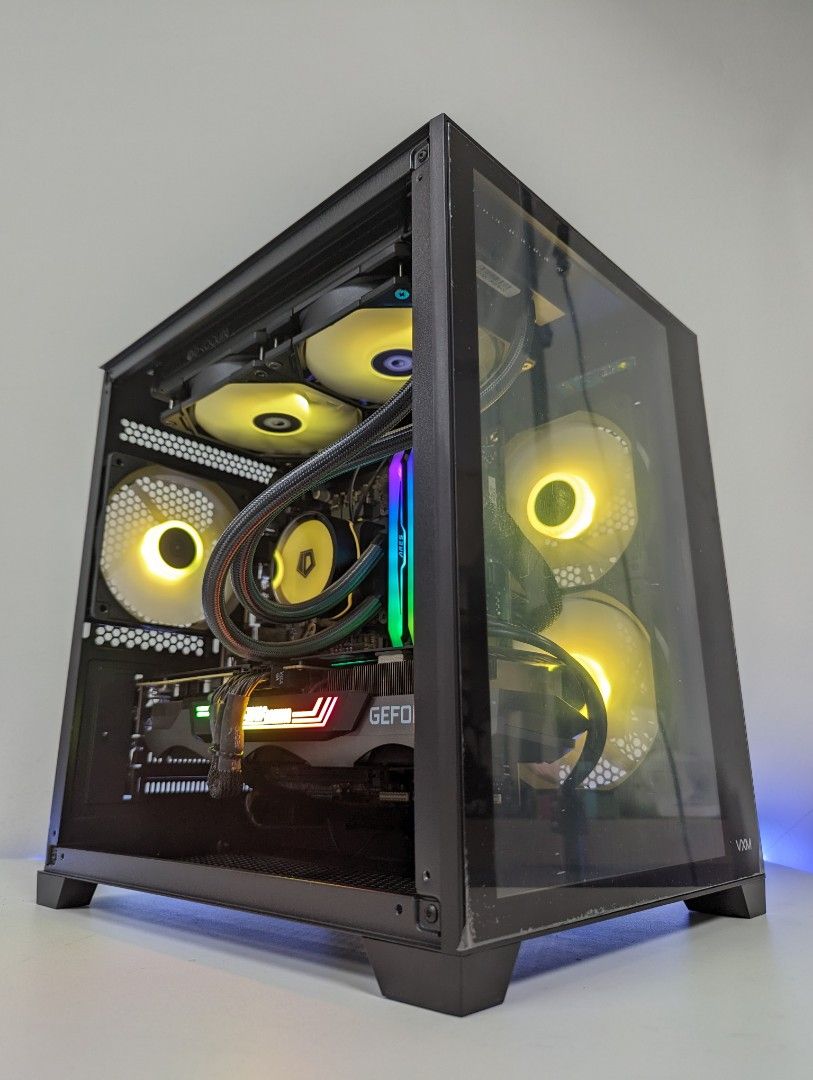 RYZEN 7 7800X3D + RTX 4070 Custom Gaming PC - max out cyberpunk ...