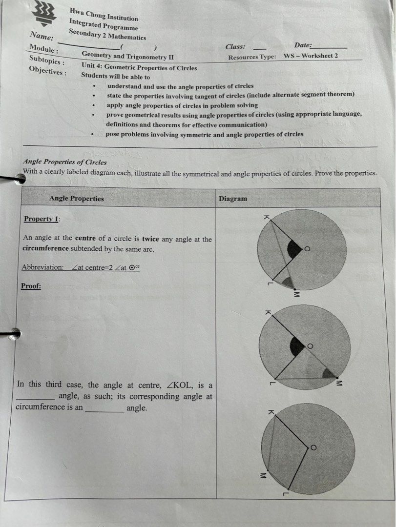 S2 Maths Notes & worksheets, Hobbies & Toys, Books & Magazines ...