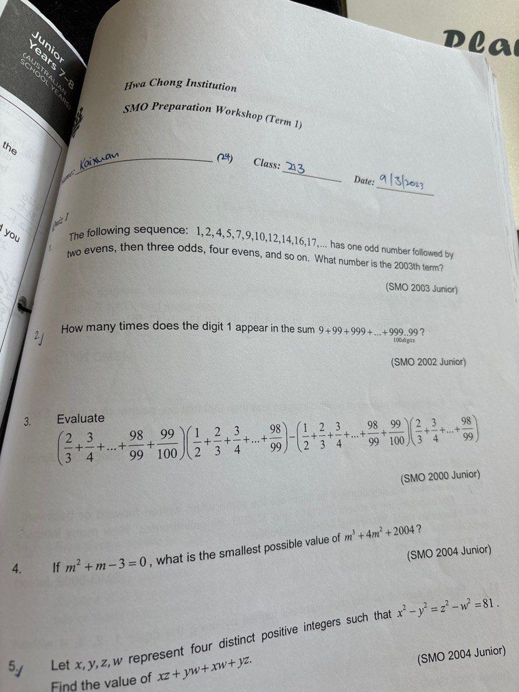 S2 Maths Notes & worksheets, Hobbies & Toys, Books & Magazines ...