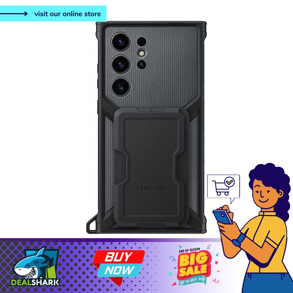 SAMSUNG Galaxy S23 Ultra Rugged Gadget Case Titan (EF-RS918CBEGWW) on ...