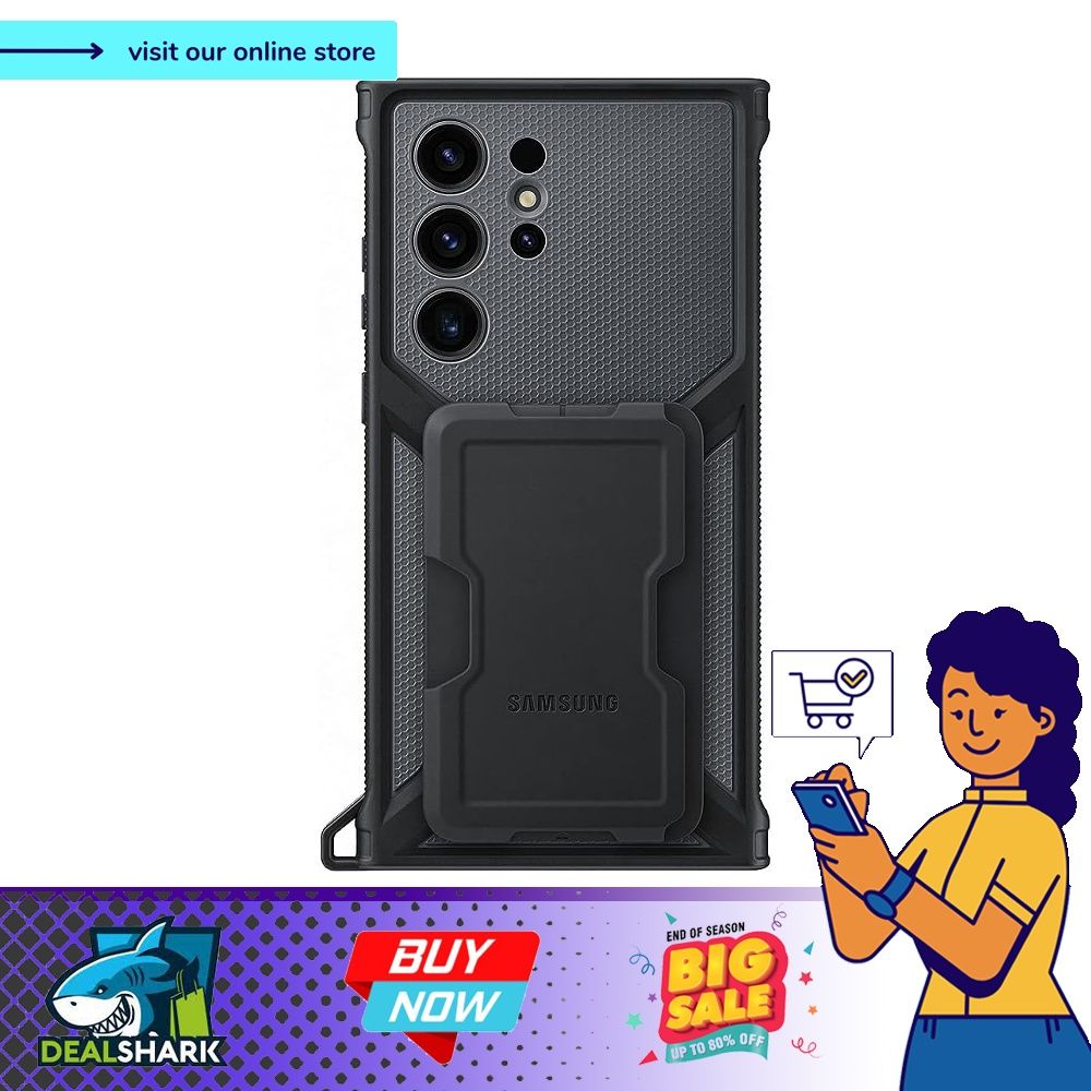 SAMSUNG Galaxy S23 Ultra Rugged Gadget Case Titan (EF-RS918CBEGWW) on ...