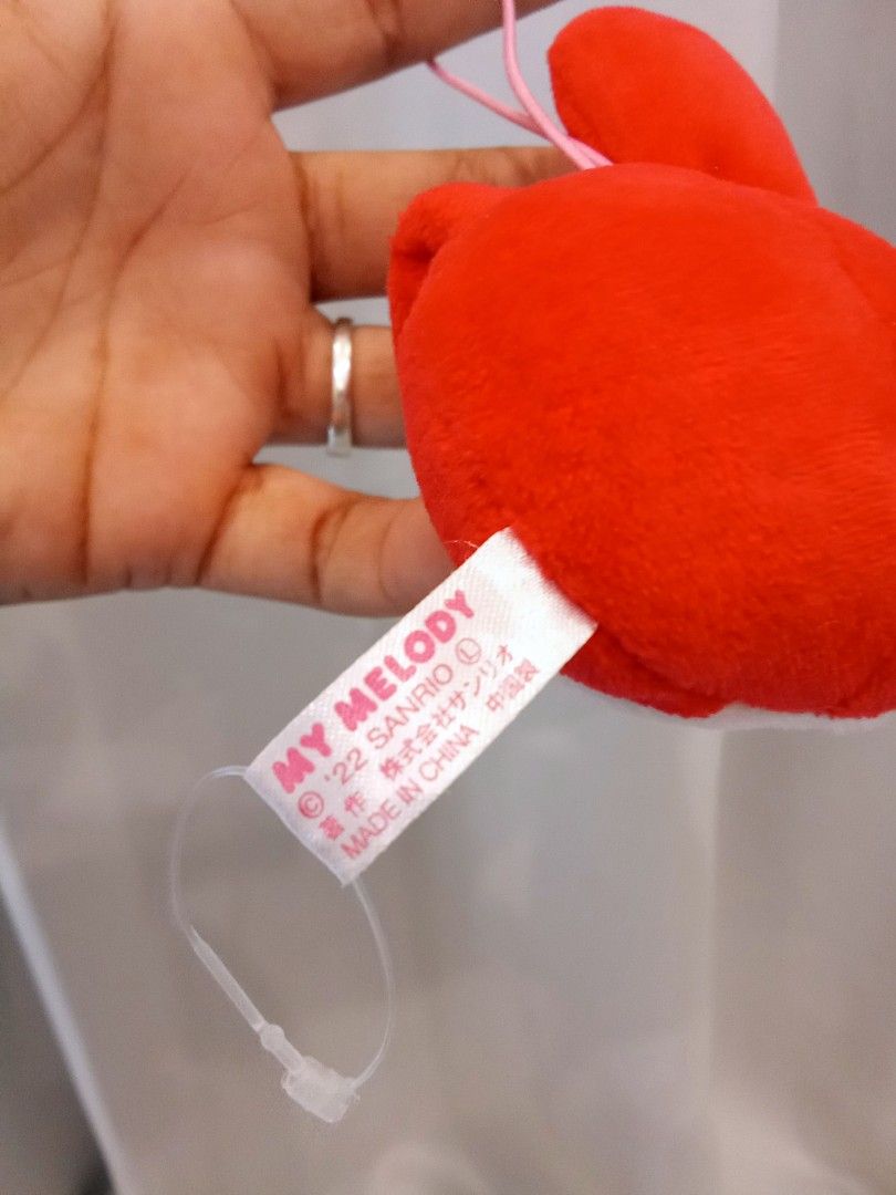 Sanrio : my melody head plush charm, Hobbies & Toys, Memorabilia & Collectibles, Fan Merchandise ...