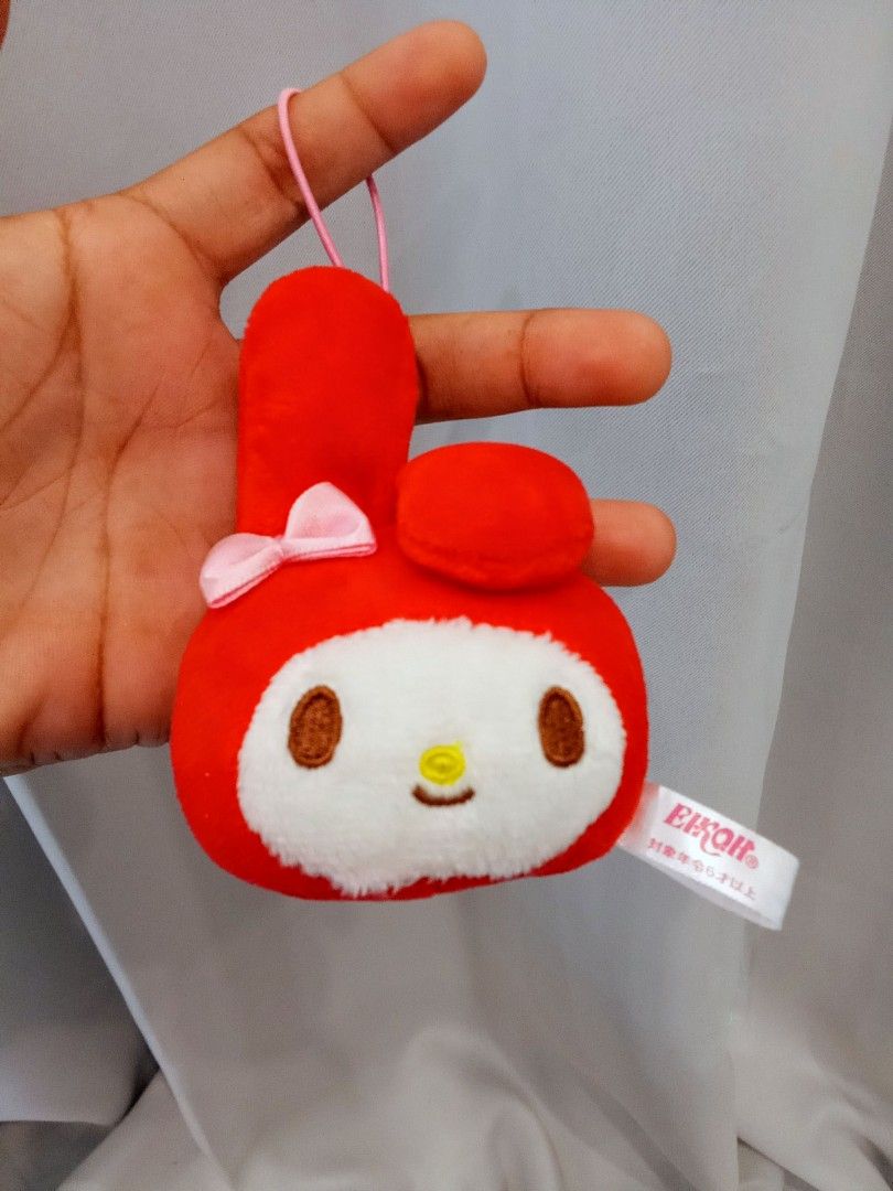 Sanrio : my melody head plush charm, Hobbies & Toys, Memorabilia & Collectibles, Fan Merchandise ...