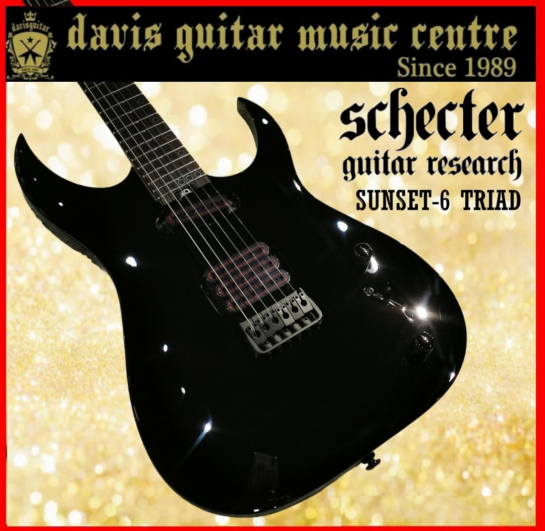 Schecter Sunset-6 Triad, Hobbies & Toys, Music & Media, Musical ...