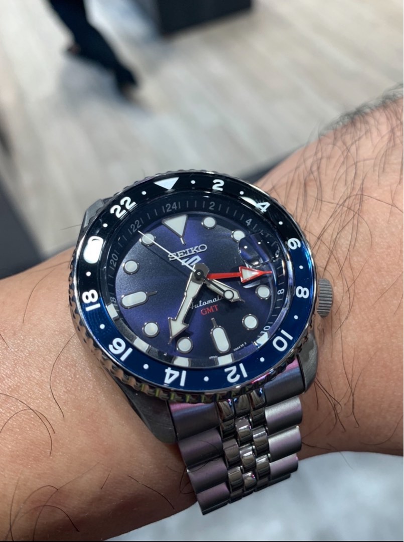 Seiko GMT Batman SSK003, Men's Fashion, Watches & Accessories, Watches ...