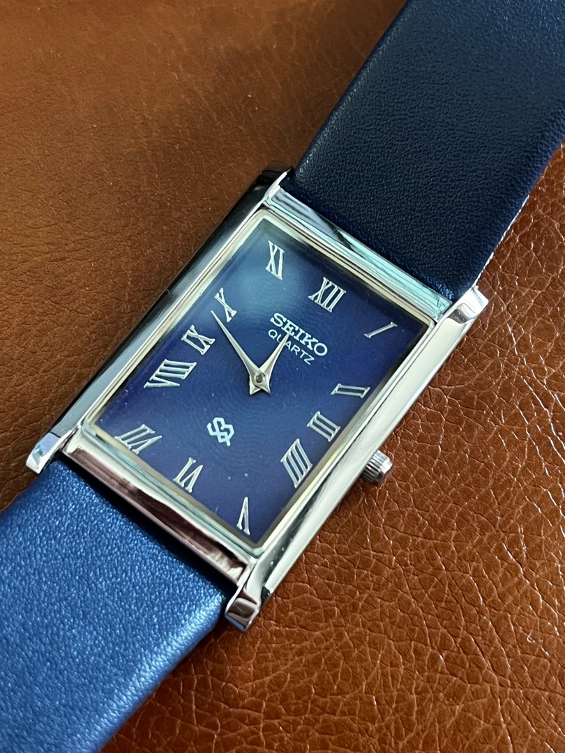 Seiko Tank Quartz, Luxury, Watches on Carousell