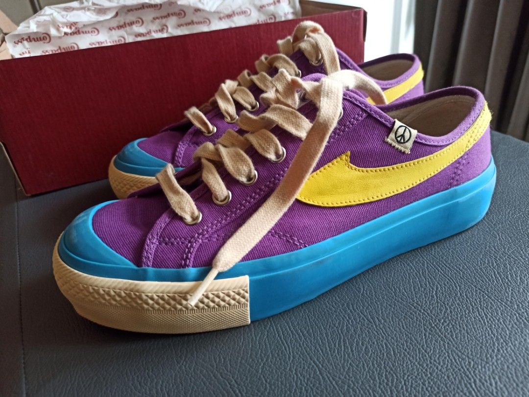 Sepatu merk Compass original purple haze 40, Fesyen Wanita, Sepatu di ...