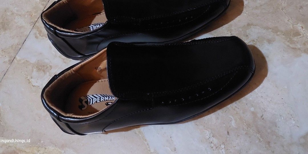 Sepatu pantofel baru hitam cowok 37, Fesyen Pria, Sepatu , Sepatu ...