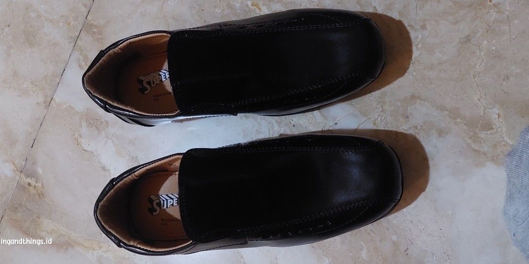 Sepatu pantofel baru hitam cowok 37, Fesyen Pria, Sepatu , Sepatu ...