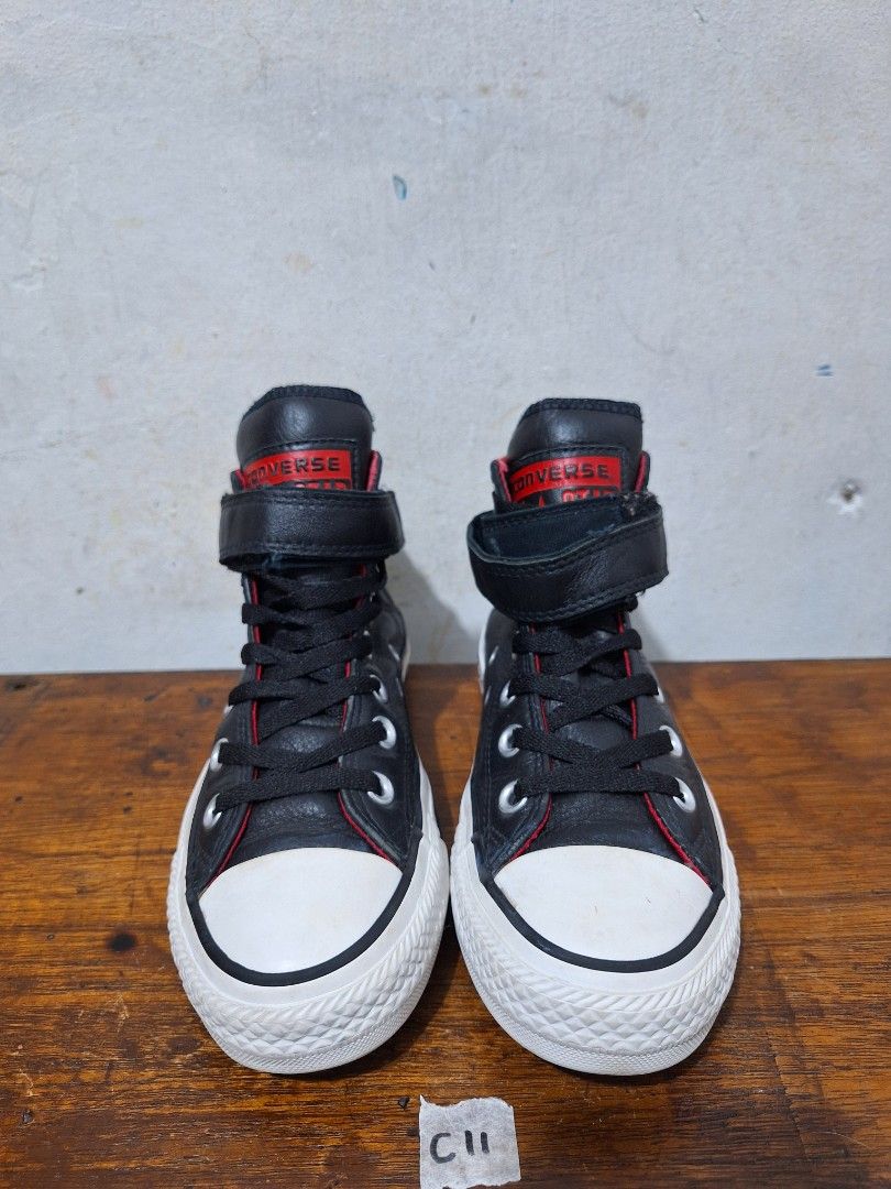 Sepatu second original Converse high leather size 36, Fesyen Pria ...