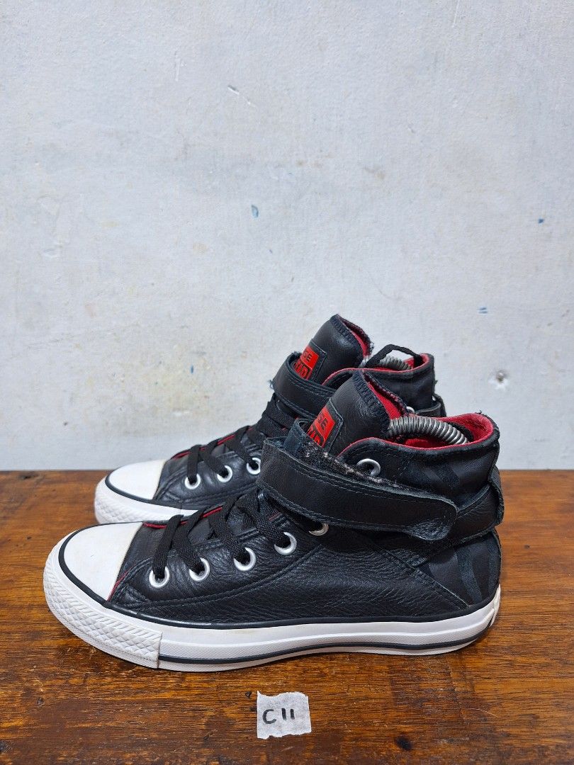Sepatu second original Converse high leather size 36, Fesyen Pria ...