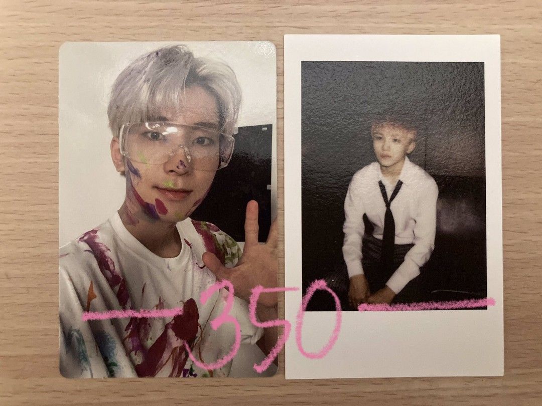 seventeen svt pc photocard polaroid boys be fts carver carat ver wonwoo ...