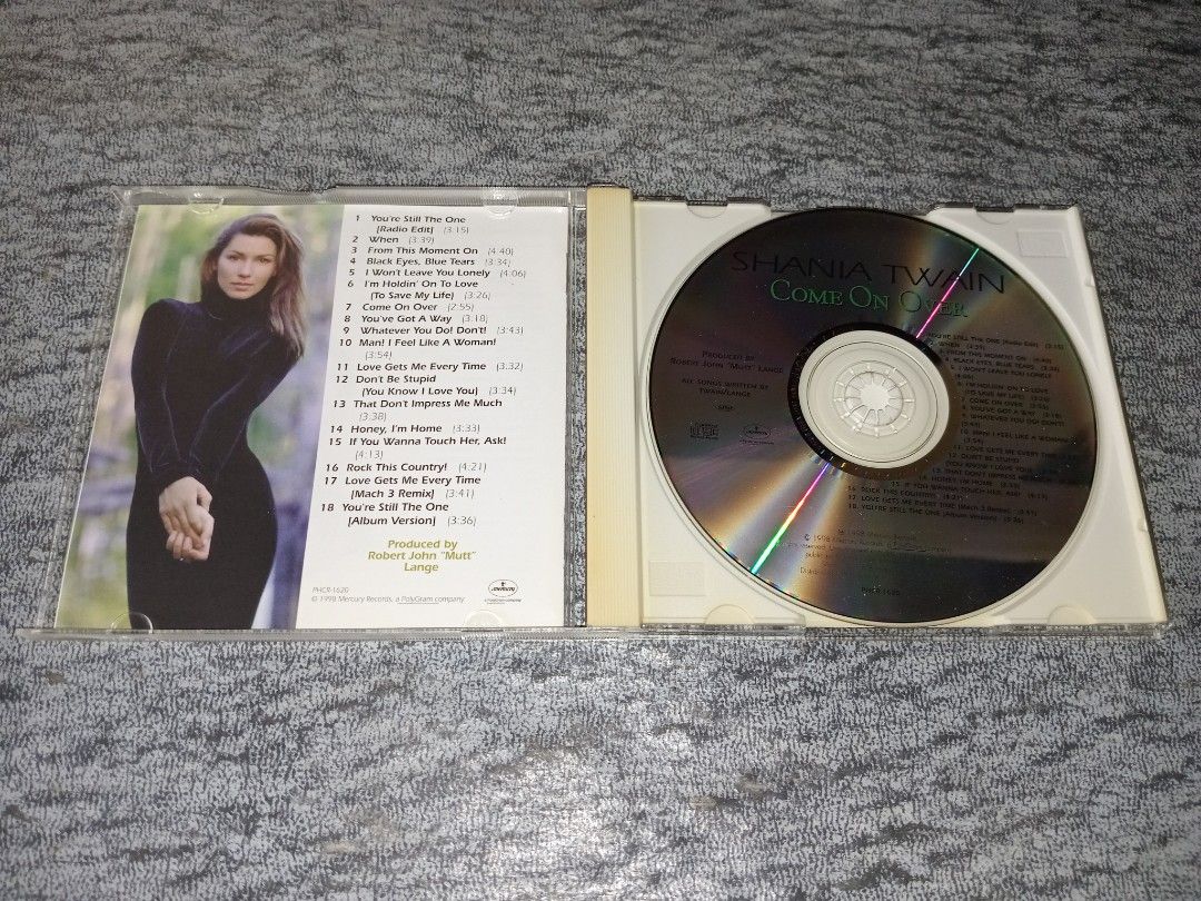 SHANIA TWAIN - COME ON OVER CD (1998), Audio, Other Audio Equipment on ...