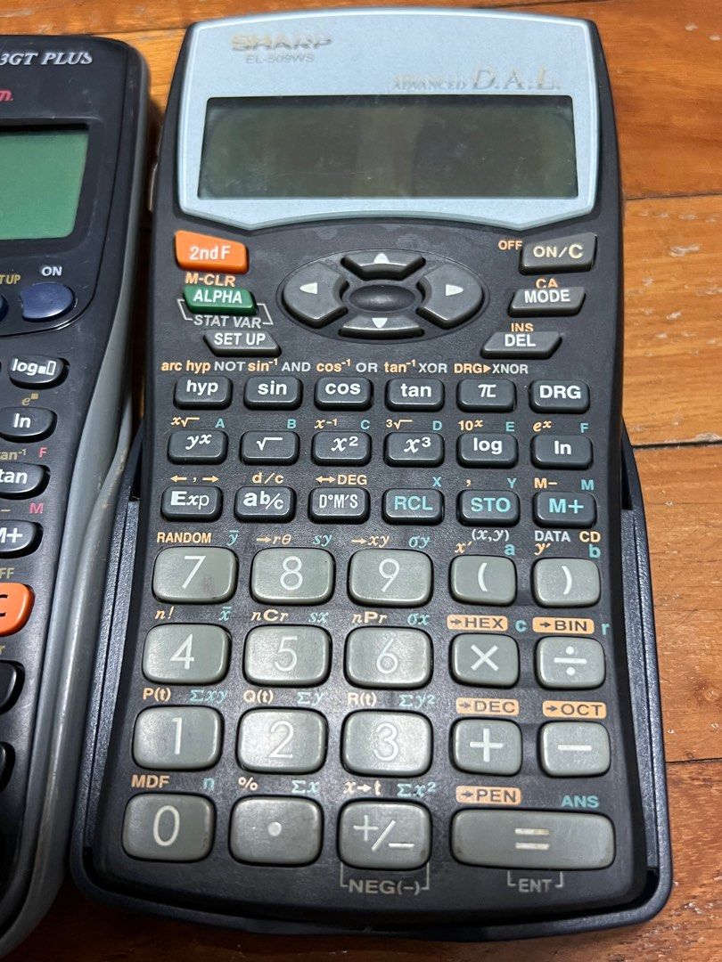 Sharp EL-509WS secondary school calculator math, Hobbies & Toys, Stationery & Craft, Stationery ...