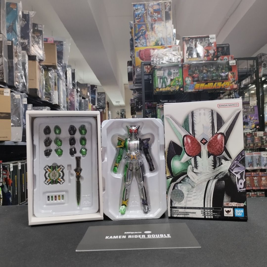 幪面超人-SHF 真骨雕 W Cyclone Joker Extreme 20231207006, 興趣及遊戲, 玩具 & 遊戲類 ...