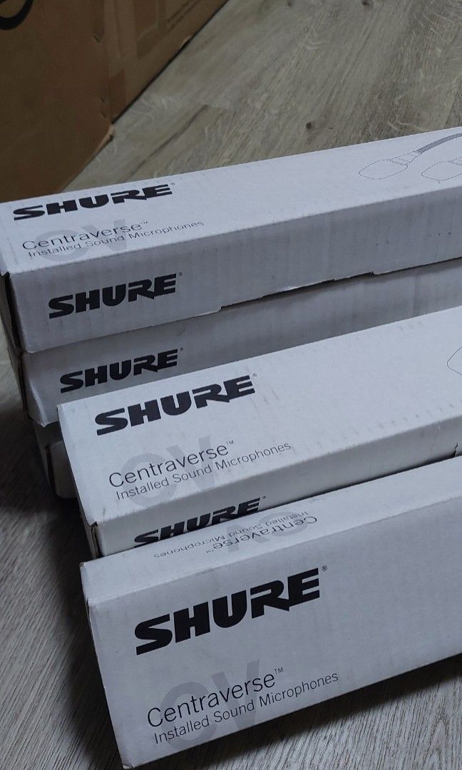 SHURE CVG18-B/C-X Centraverse Gooseneck Microphones ( Podium, Rostrum ...
