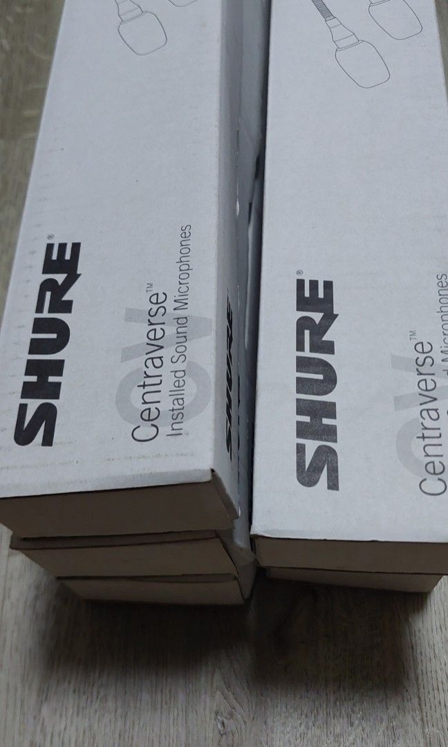 SHURE CVG18-B/C-X Centraverse Gooseneck Microphones ( Podium, Rostrum ...