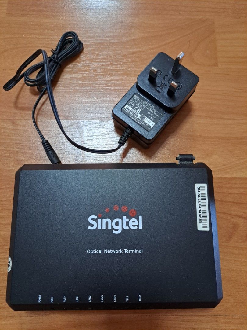 Singtel Optical Network Terminal, Computers & Tech, Parts & Accessories ...